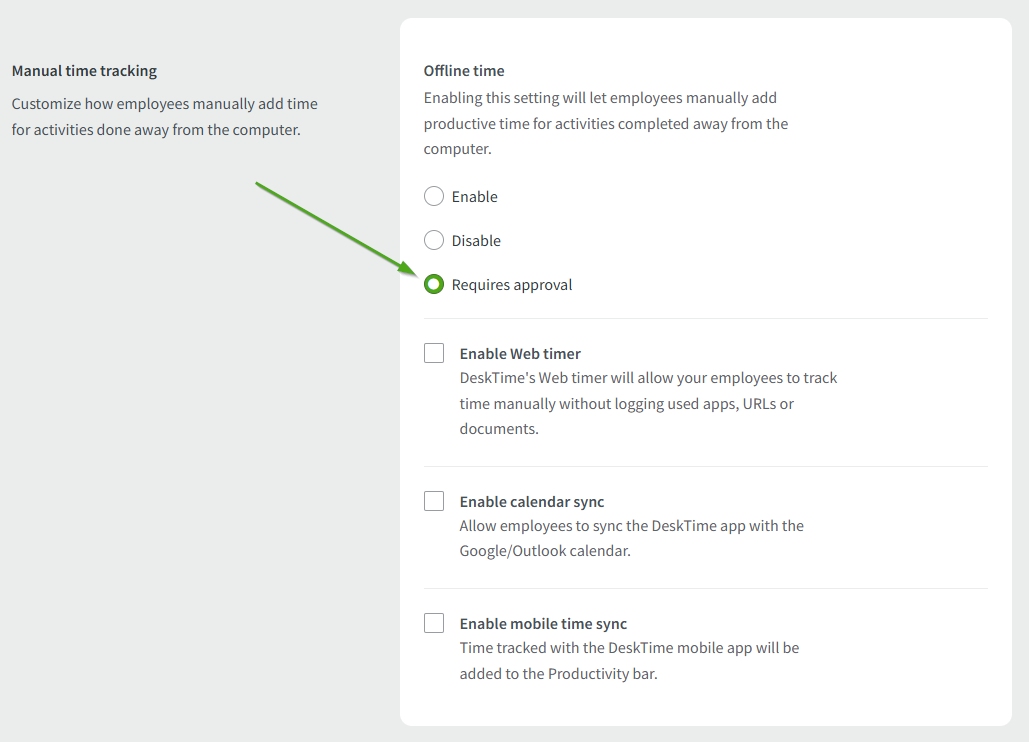 What is offline time and how to enable/disable offline time? – Help Center