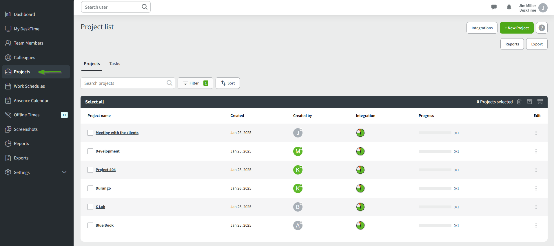 What is the Projects section? – Help Center